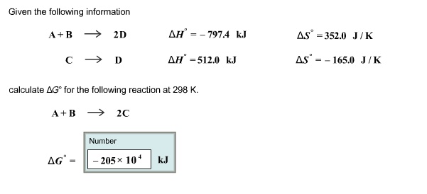 SOLVED: Given the following information A+B 7 2D AH" 7974 4s" =352.0 W ...