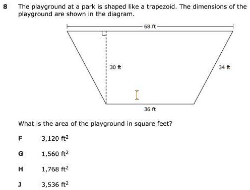SOLVED: Find the Area of the Shape, Please Help The playground at a ...