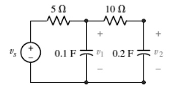 SOLVED: In the given circuit, input vs output is v2.1) Find the A, B, C AND D matrices of the ...