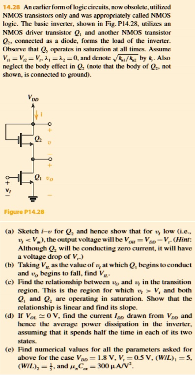 SOLVED: 14.28 An earlier form of logic circuits, now obsolete, utilized ...