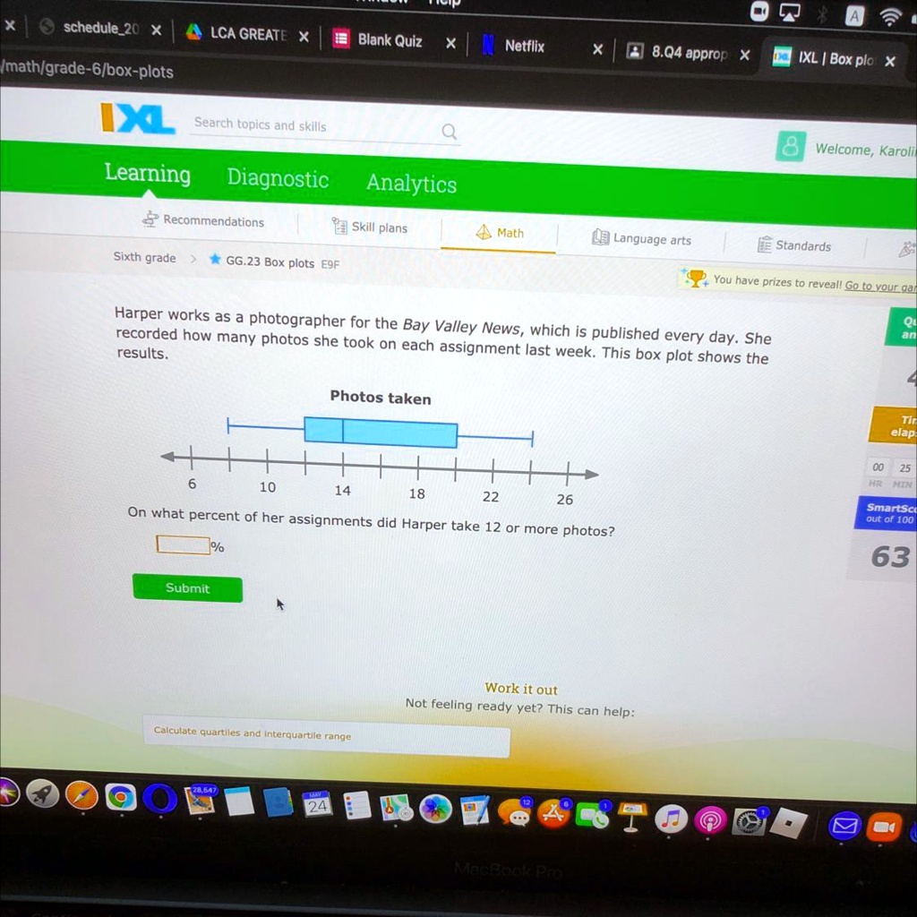 Harper works as a photographer for the Bay Valley News, which is published every day. She ...