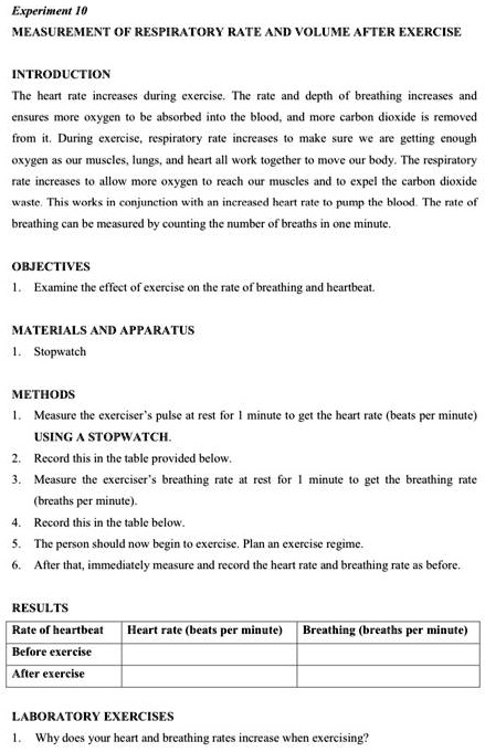SOLVED: write lab report with references Experiment 10 MEASUREMENT OF ...