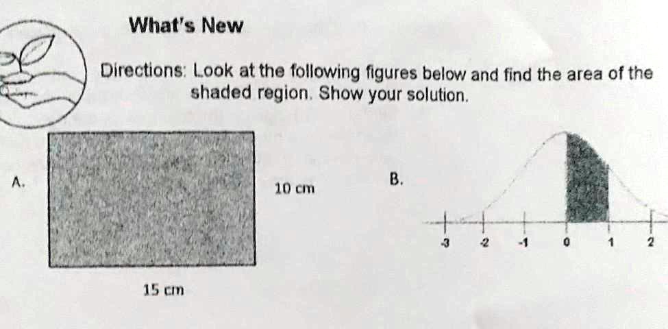 SOLVED: "Guide Questions:1. How do you saive for the area of the shaded region in figure A?2 ...