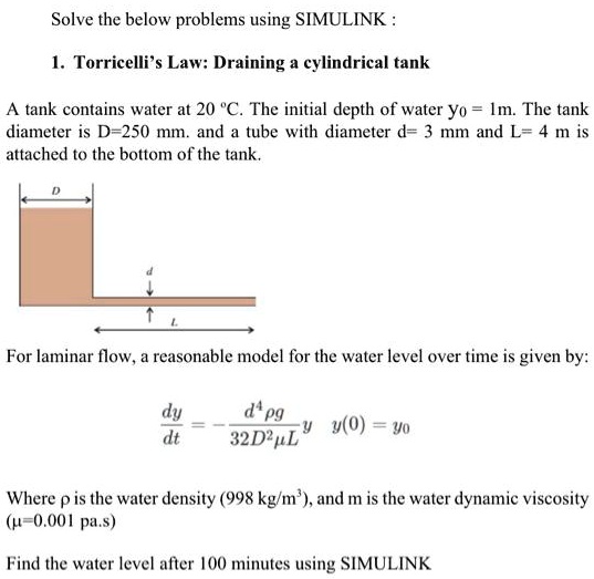 SOLVED: Text: SOLVE USING SIMULINK ONLY!!! not codes Solve the below ... SOLVED: Text: SOLVE USING SIMULINK ONLY!!! not codes Solve the below ...