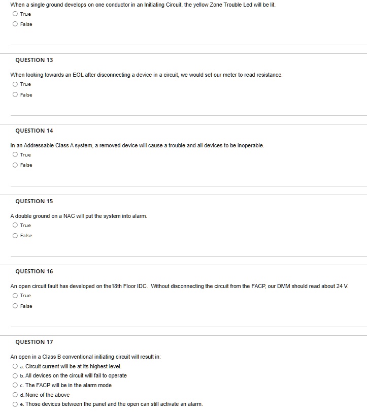SOLVED: When a single ground develops on one conductor in an Initiating ...