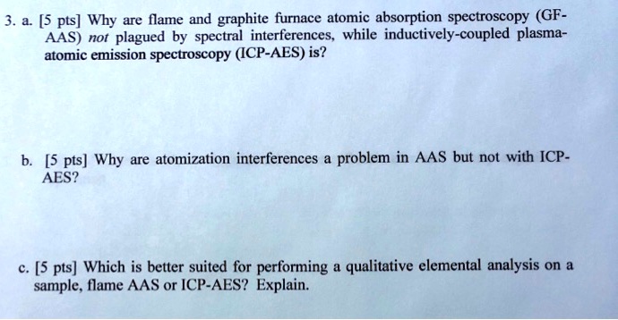 a 5 pts why are lame and graphite furnace atomic absorption ...
