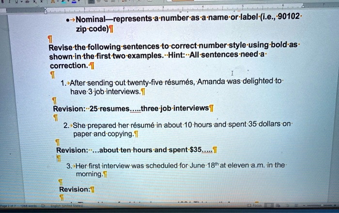 - Nominal represents a number as a name or label (i.e., 90102 zip code).