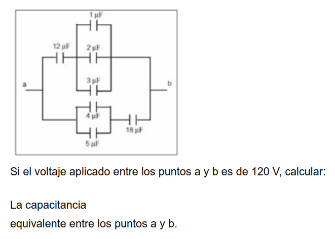 Si el voltaje aplicado entre los puntos a y b es de 120 V , calcular ...