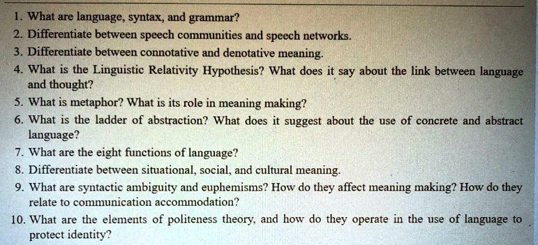 problem solving questions related to verbal communication what are ...