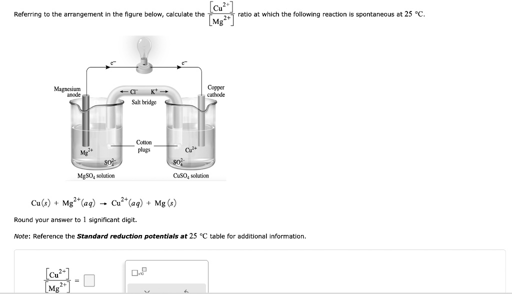 SOLVED: Referring to the arrangement in the figure below, calculate the ratio at which the ...