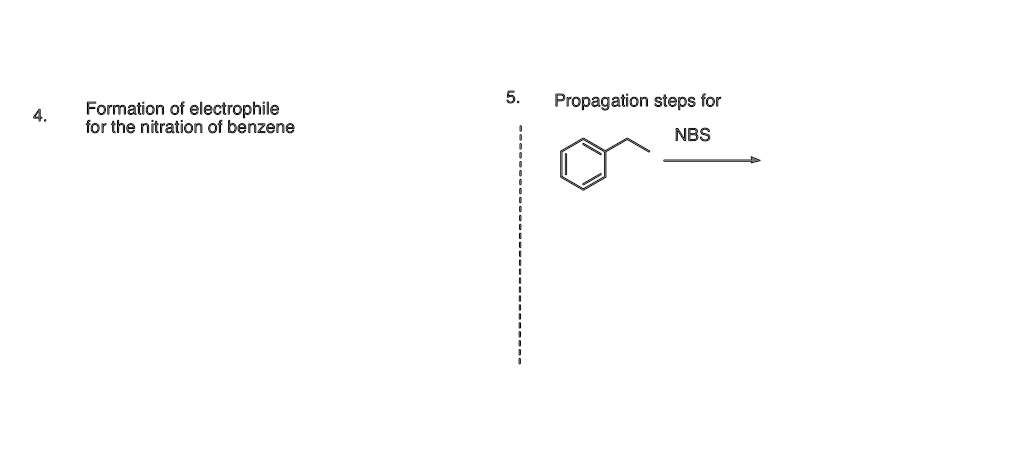 SOLVED: Formation of electrophile for the nitration of benzene ...