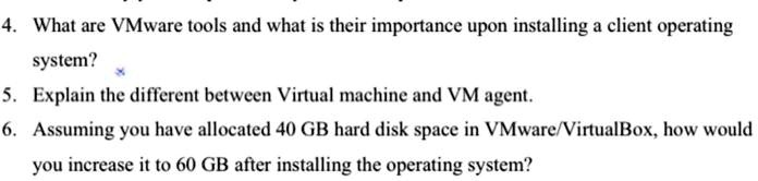 SOLVED: What are VMware tools and what is their importance upon ...