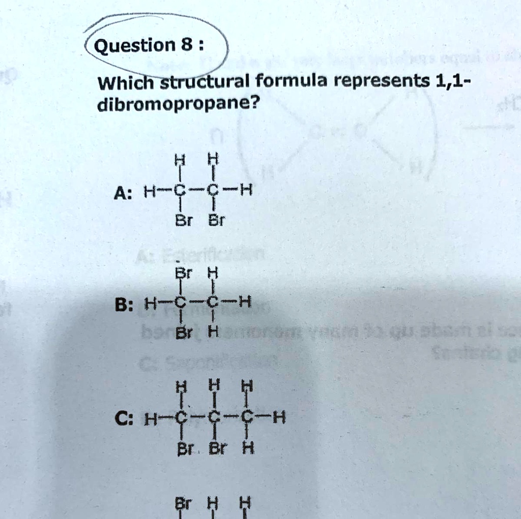 SOLVED: Please answer this question! Question 8: Which structural ...