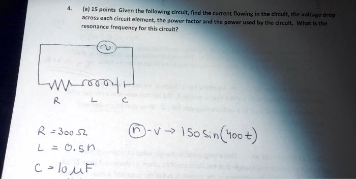 SOLVED: Consider the question before answering. Given the following circuit, find the current ...
