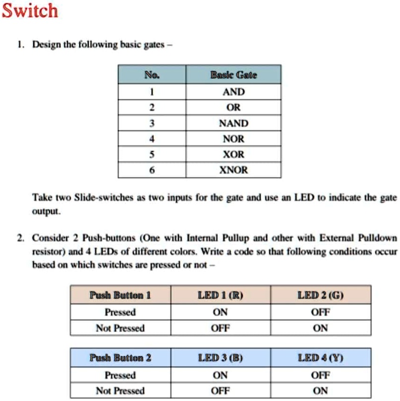 Solved Texts Solve Question 2 And Write Arduino Code Switch 1 3646