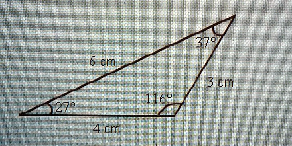 SOLVED: 'Classify this triangle by the angles and length of side shown ...