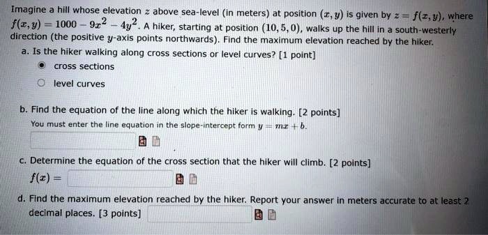 imagine hiii whose elevation above sea level in meters at position ty ...