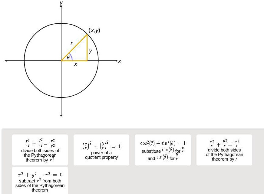 SOLVED: 'Drag each tile to the correct box. Not all tiles will be used. Given the Pythagorean ...