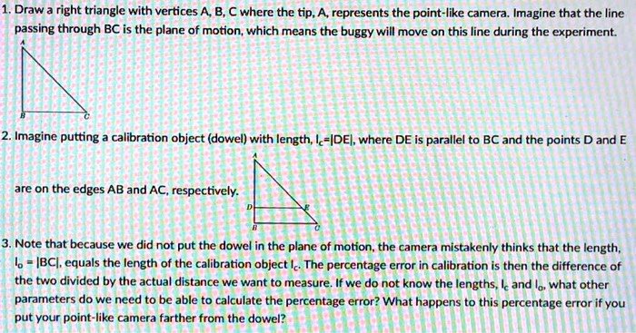 Solved Draw A Right Triangle With Vertices A B And C Where The Tip