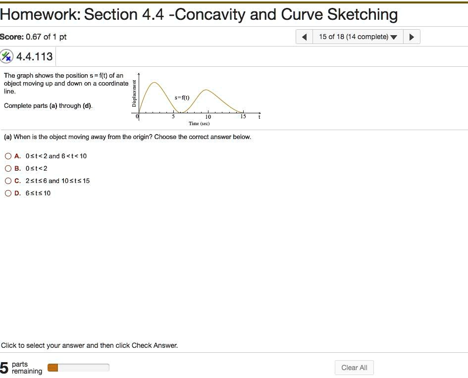 homework section 44 concavity and curve sketching score 067 of 15 of 18 ...