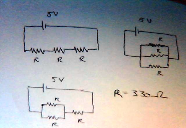 SOLVED: For each circuit calculate the current through each branch and the voltage across each ...