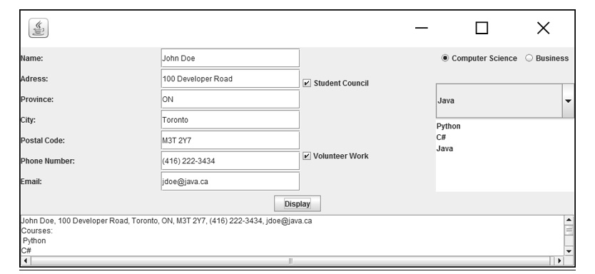 SOLVED: Write a Java application using JavaFX which allows the user to ... SOLVED: Write a Java application using JavaFX which allows the user to ...