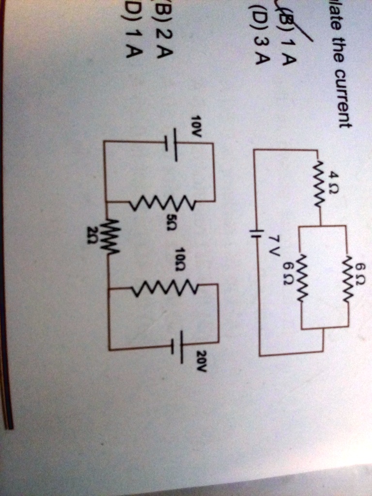 SOLVED: 'Find current in the 2 ohm resistor?' SOLVED: 'Find current in the 2 ohm resistor?'