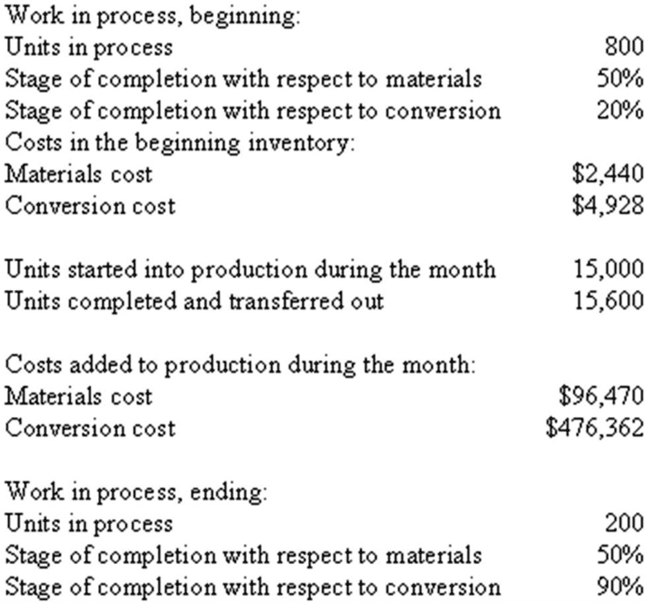 SOLVED: Determine the cost per equivalent unit for materials and ...
