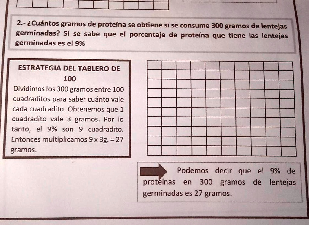 SOLVED: porfía por ayudarme si te pido 2.- Cuántos gramos de proteína ...
