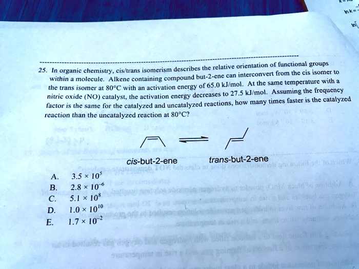 Solved The Relative Orientation Of Functional Groups In Organic