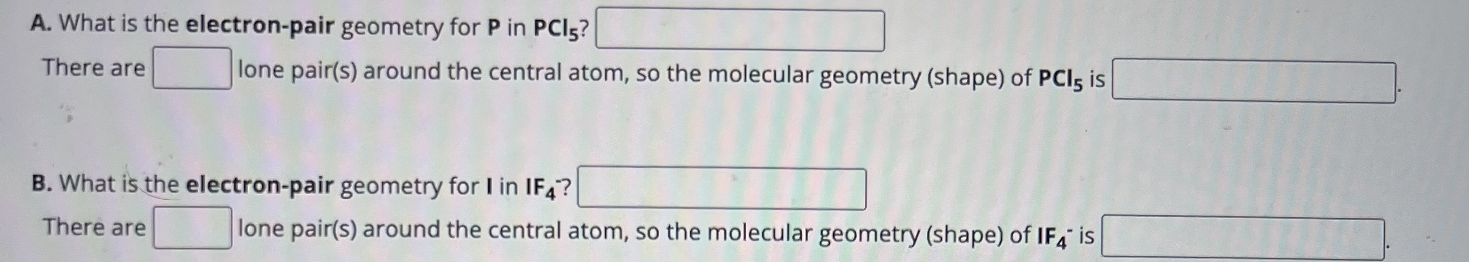 If4 Molecular Geometry