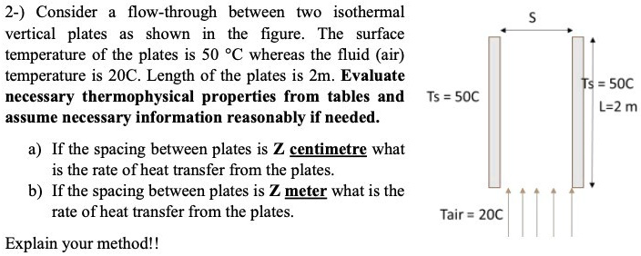 SOLVED: Z = 6 2- Consider a flow-through between two isothermal ...