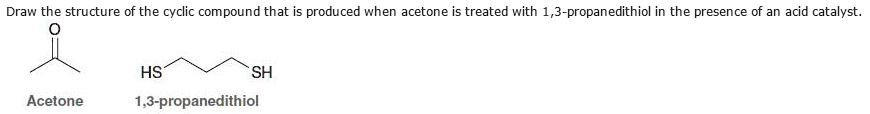 SOLVED: Draw the structure of the cyclic compound that is produced when ...