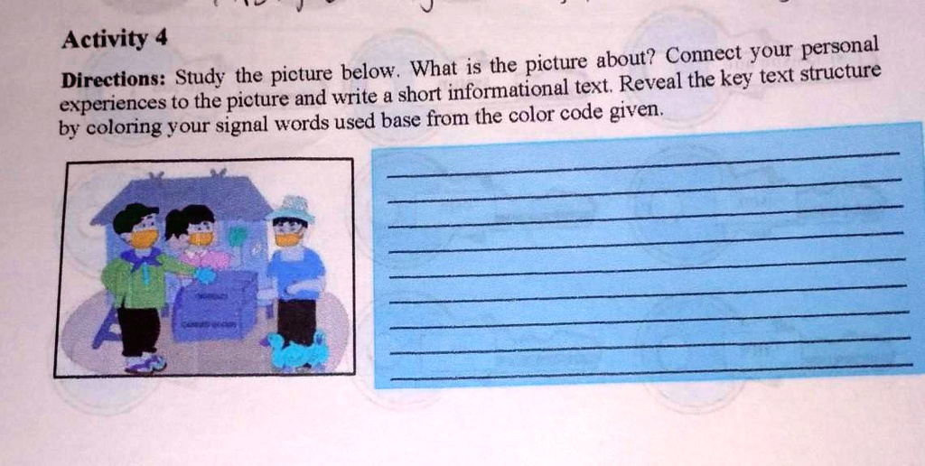 Activity 4 Directions: Study the picture below. What is the picture ...
