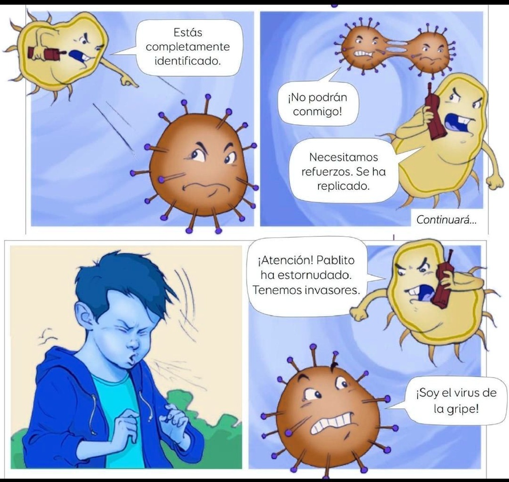 como continuara la historia que barreras supera el virus en el comic estas completamente ...