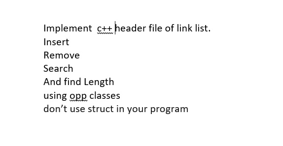 VIDEO solution: Implement C++ header file of linked list: Insert ... VIDEO solution: Implement C++ header file of linked list: Insert ...
