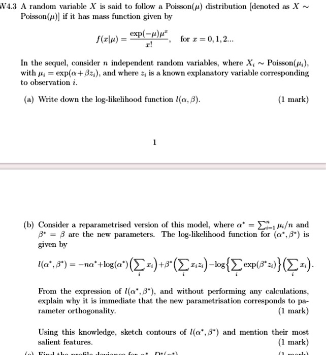 VIDEO solution: 143 random Variable X is said to follow Poisson(Î») distribution (denoted as X ...
