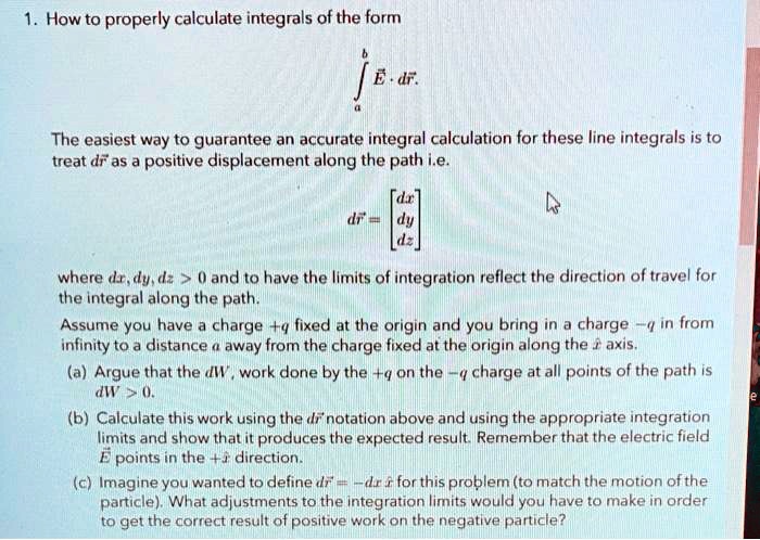 SOLVED:How to properly calculate integrals of the form E .df. The ...
