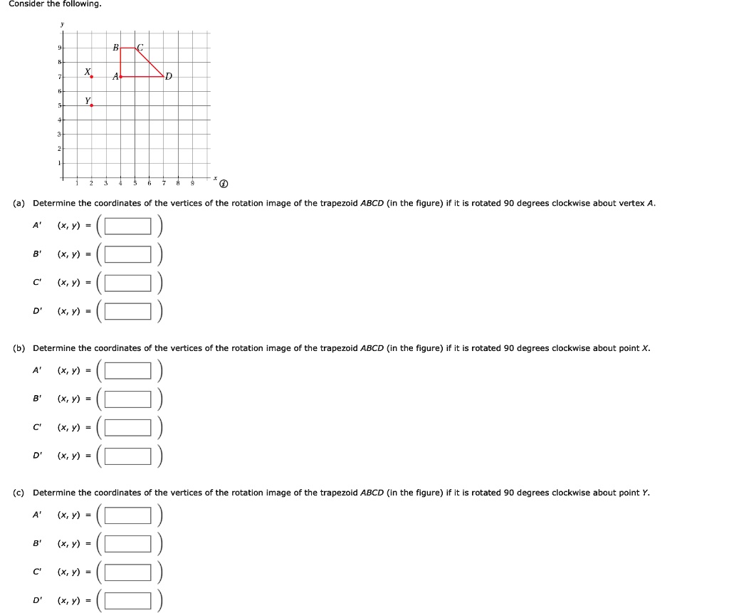 consider the following determine the coordinates of the vertices of the ...