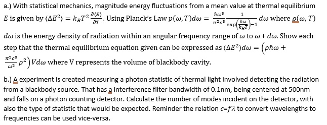 a with statistical mechanicsmagnitude energy fluctuations from a mean ...