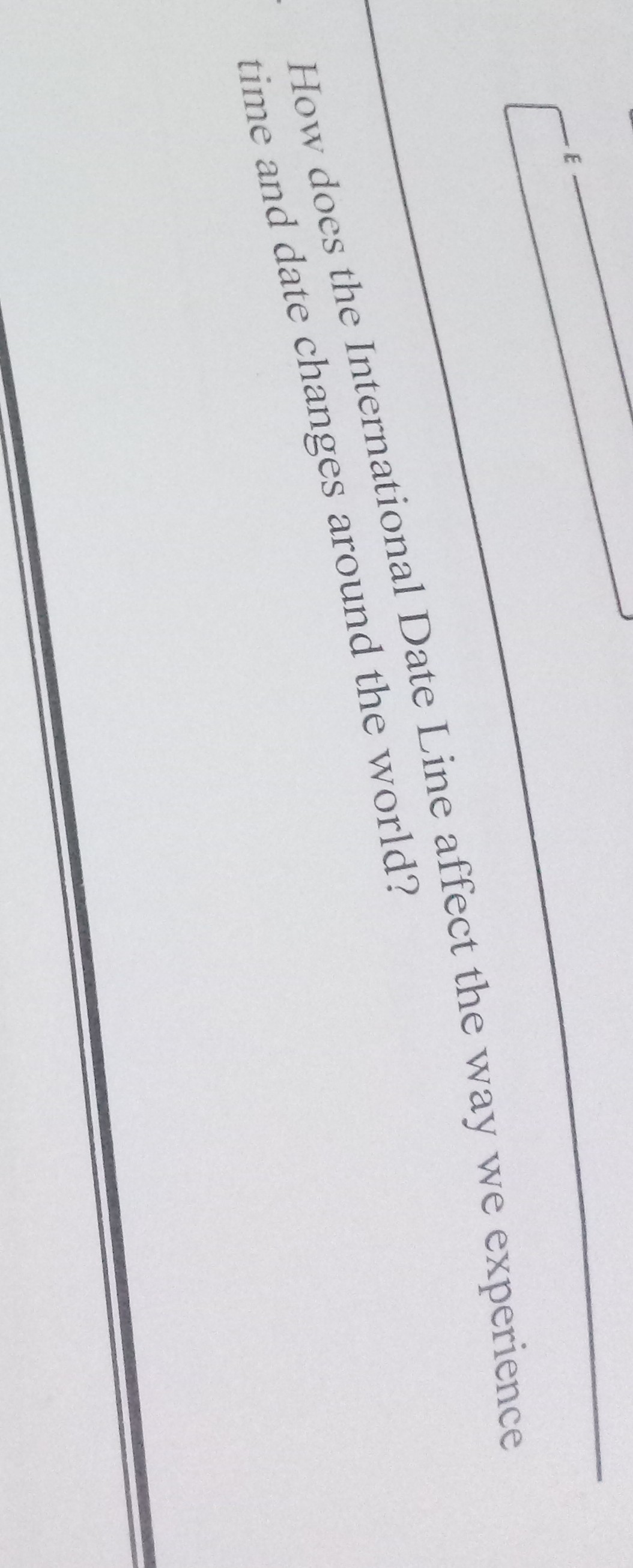 How does the International Date Line affect the way we experience time ...