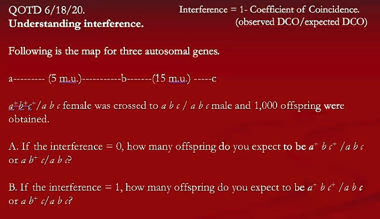 SOLVED: QOTD 6/18/20: Understanding Interference Interference = 1 ...