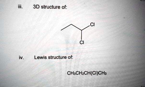 Solved Lewis Structure Of Ch₂ch Ch₃ Ch₂cl
