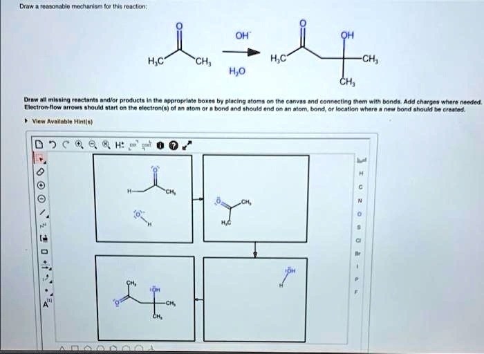 [GET ANSWER] Draw a reasonable mechanism for this reaction: OH H?C CH? H?C H?O OH CH? CH? Draw ...