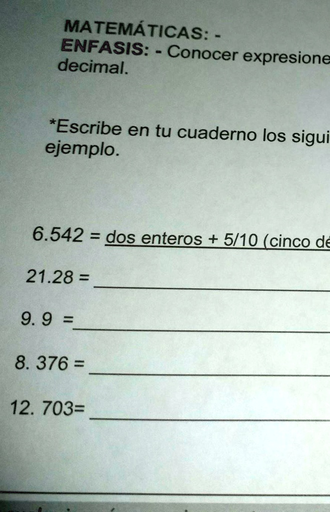 SOLVED: 100 MATEMÁTICAS: - ENFASIS: - Conocer expresiones polinomicas ...