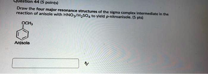 SOLVED: Question 44 (5 points) Draw the four major resonance reactions ...