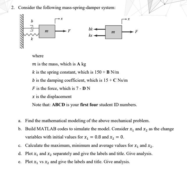 (PLEASE SCREENSHOT THE RESULT OF THE SIMULINK) ID: 46393 Consider the ...