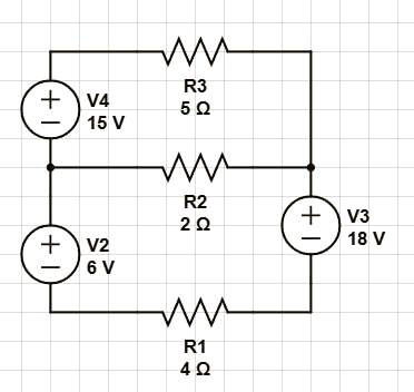SOLVED: a) Label the currents b) Show the kirchoff loops you will be ...