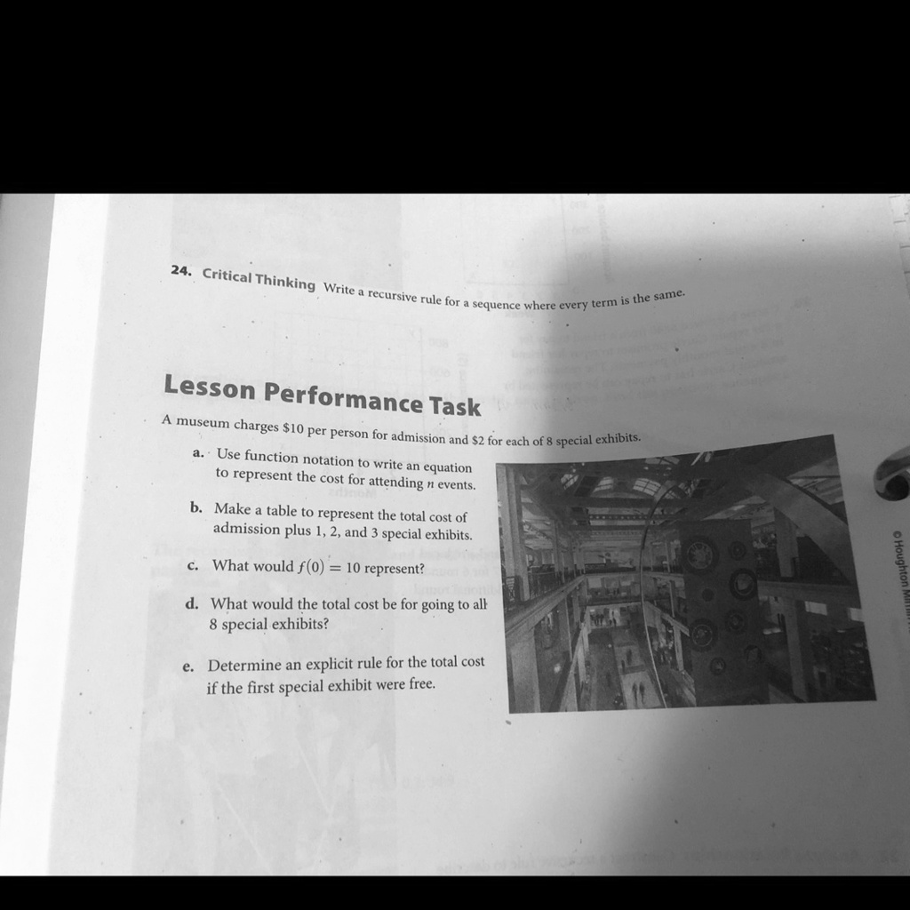 SOLVED: A museum charges 10 per person for admission and2 for each of ...