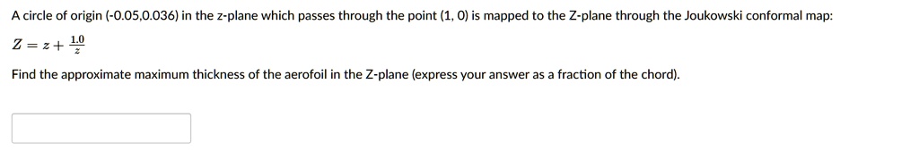 SOLVED: A circle of origin 0.05,0.036) in the plane which passes ...